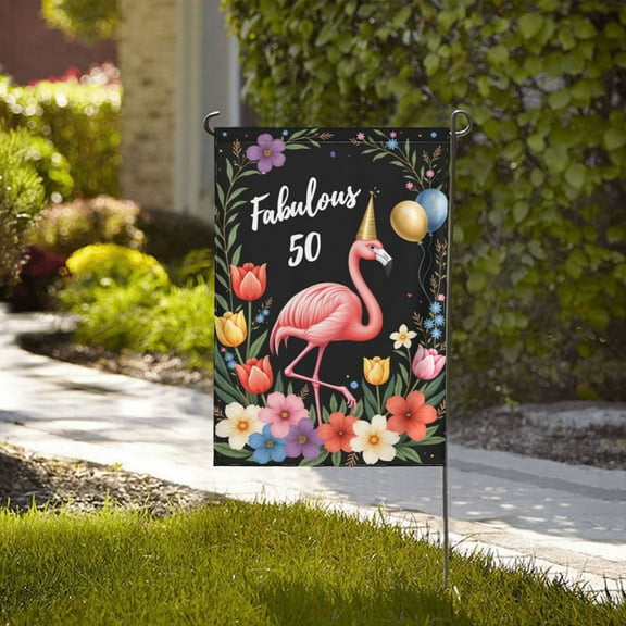 Carson Watercolor Hearts Garden Flag, 12.5 x 18 inch Double Sided ...