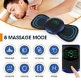 EMS Mini Neck Massager,2Pack Lymphatic Drainage Massager, Portable Mini ...