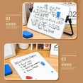 Double Sided Mini Desktop A3 Whiteboard, Magnetic White Board Small ...