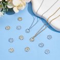 1 Box 12Pcs 2 Colors 304 Stainless Steel Charms Cut-Out Paw Print ...