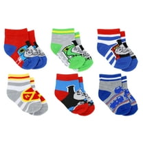 12 pairs Thomas and Friends Socks - Red Green and Blue Infant Socks (6 ...