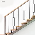 10 Pack Metal Iron Balusters Staircase,Balusters Rectangular Hollow ...