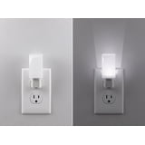 Great Value Light-Sensing LED Night Light, 6 inches, White, Dusk to ...