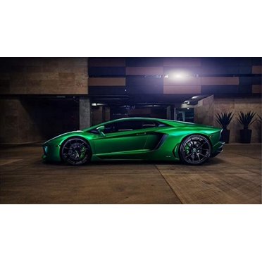 Lamborghini Aventador Poster Metal Print 12In x 16In 12x16 Multi-Color ...