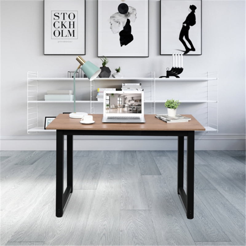 Computer Desk,Display Desk nut-brown black - Walmart.com