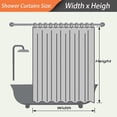 Black and White Striped Shower Curtain Featuring a Monochrome Design ...