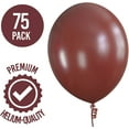 Prextex Bulk Multi-Pack of 75 Big 12" Coffee Brown Themed Party ...