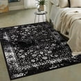 Luxe Weavers Beverly Distressed Floral Area Rug 6495 Gray Size 5x7 ...