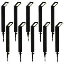 C Cattleya Low-voltage Black Aluminum LED Landscape Path Lights with ...