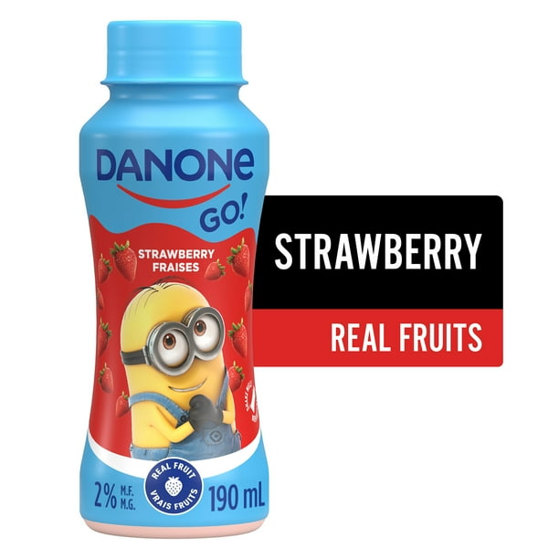Danone Go! Strawberry, Yogurt Drink, 190 mL - Walmart.ca