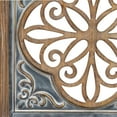 Stratton Home Decor Wood and Metal Blue Square Wall Décor - Walmart.com