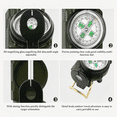 TELOLY Military Compass. Lensatic Compass.Outdoor Hiking Survival ...