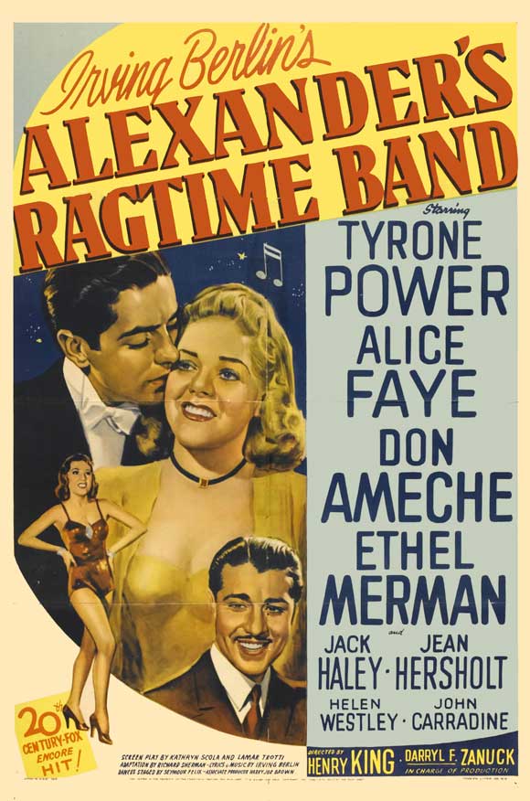 Alexander's Ragtime Band - movie POSTER (Style B) (27" x 40") (1938 ...