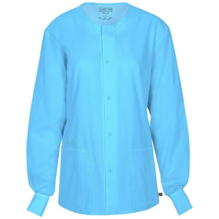 Medline AngelStat Unisex Snap-Front Warm-Up Scrub Jacket - Walmart.com