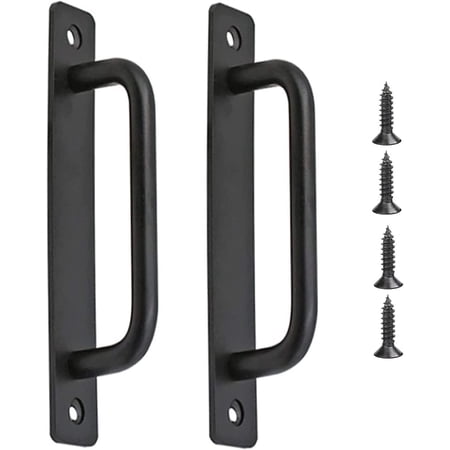FanShow 2 Pcs Aluminum Alloy Fixed Door Handles, Sliding Door Handles ...