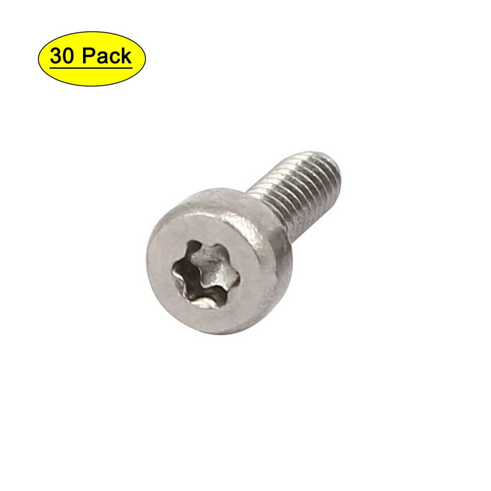 M2x6mm Thread T6 Torx Drive 304 Stainless Steel Torx Socket Head Cap ...