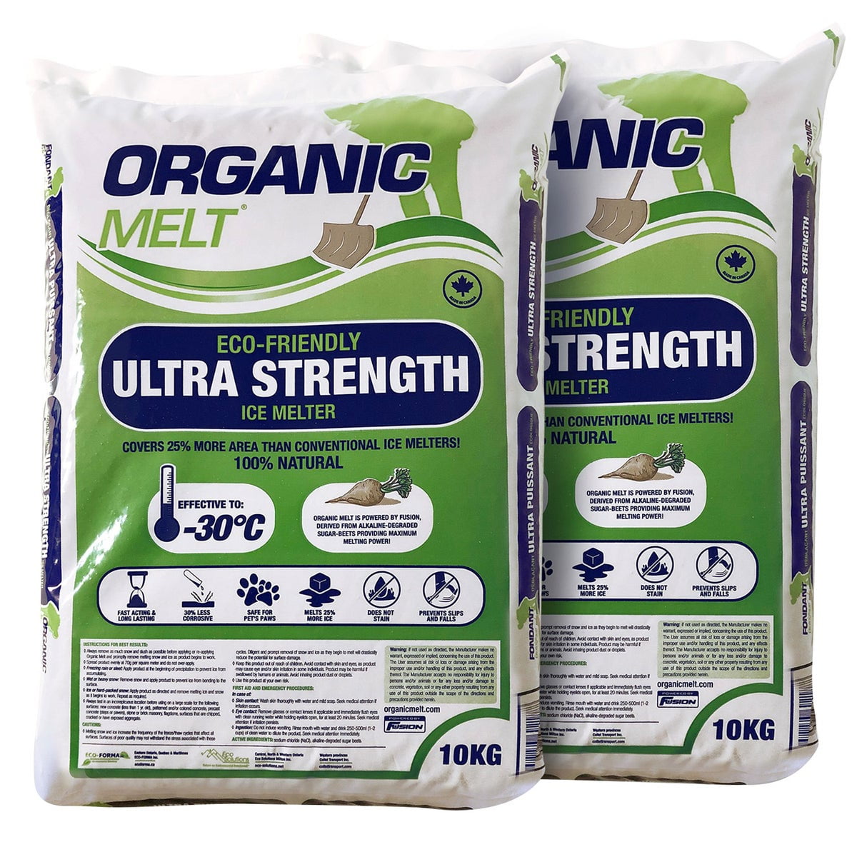 Click here for Eco-Forma Organic Melt -30 C Ice Melter  2 × 10 Kg... prices