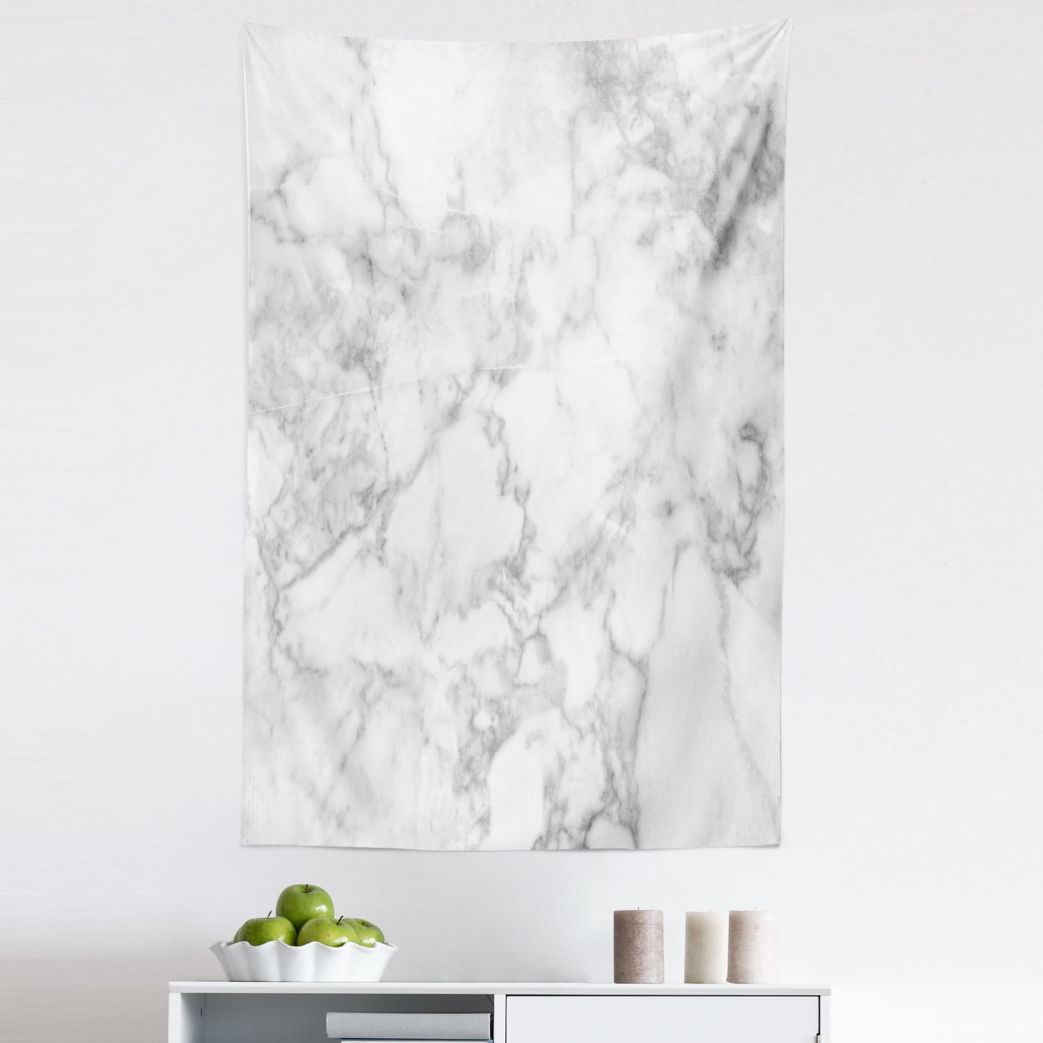 Marble Print Tapestry, Nature Granite Pattern Cloudy Spotted Trace ...