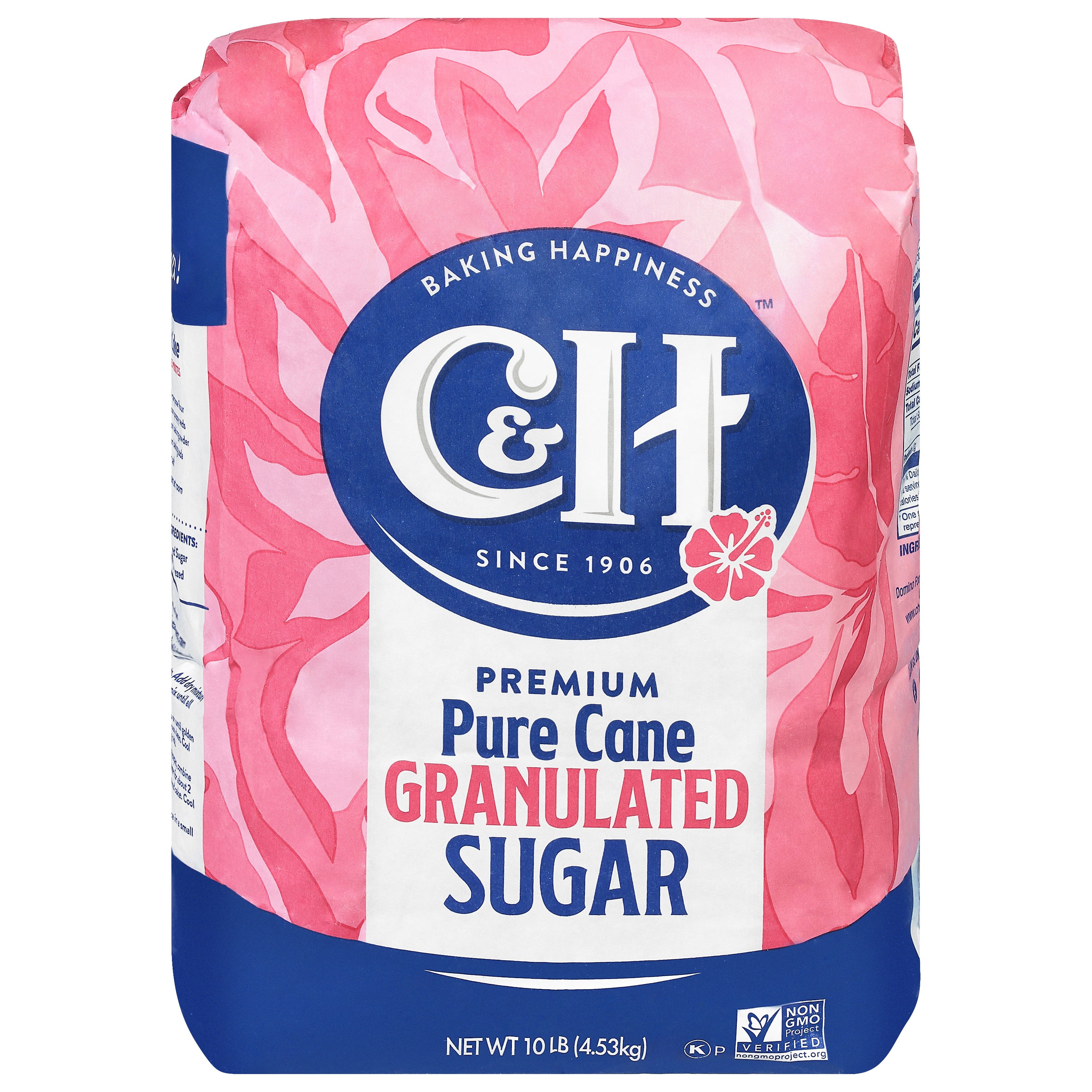 C H Premium Pure Cane Granulated Sugar 10 Lb Walmart