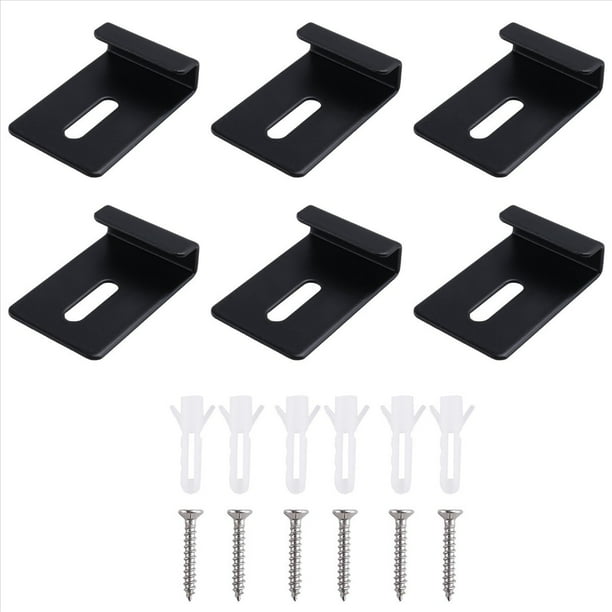 6 Clips Metálicos para Espejos, Kit de Clips para Colgar Espejos de ...