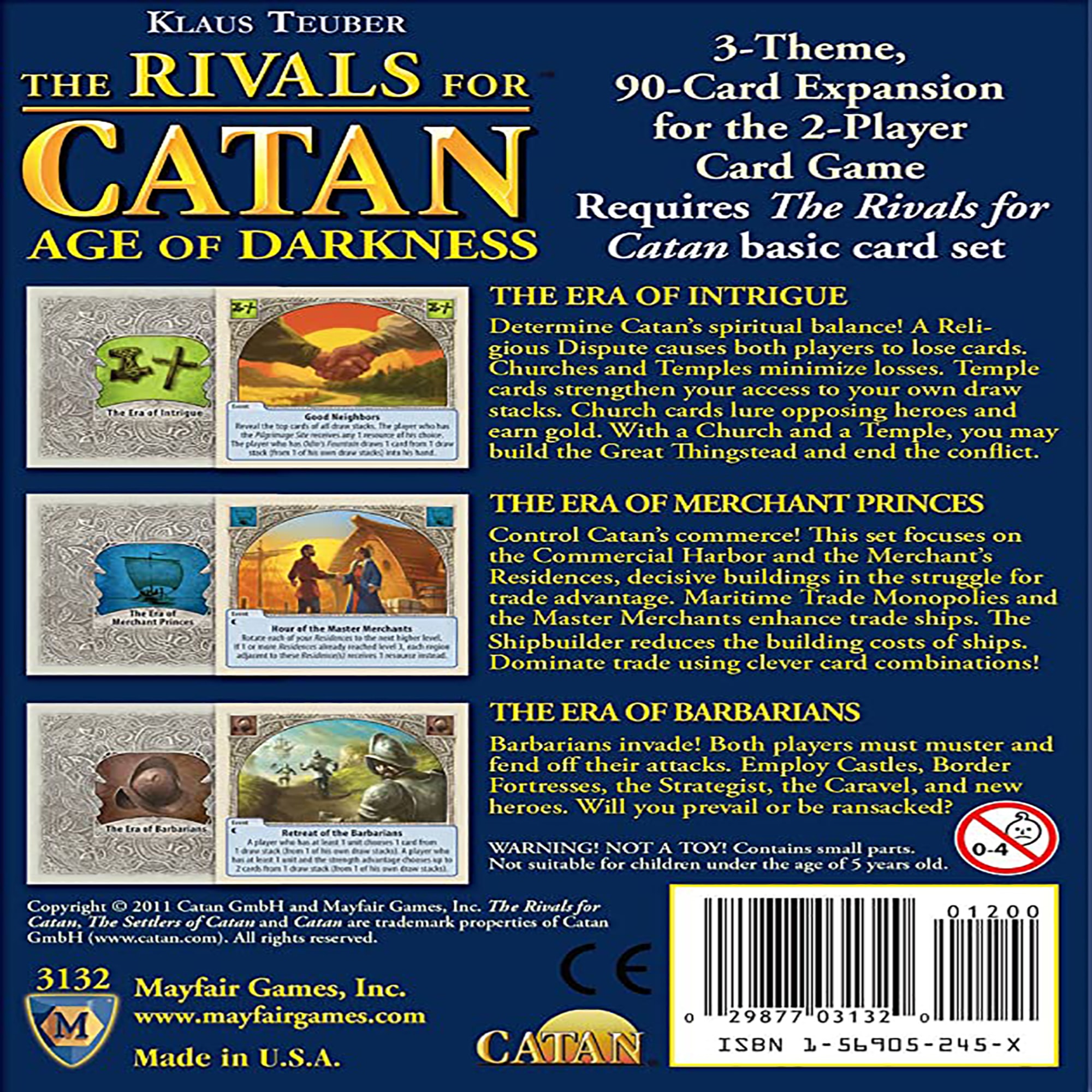 Buy Rivals For Catan Age Of Darkness Expansion For 2 Player Card Game Buy Rivals For Catan Age Of Darkness Expansion For 2 Player Card Game