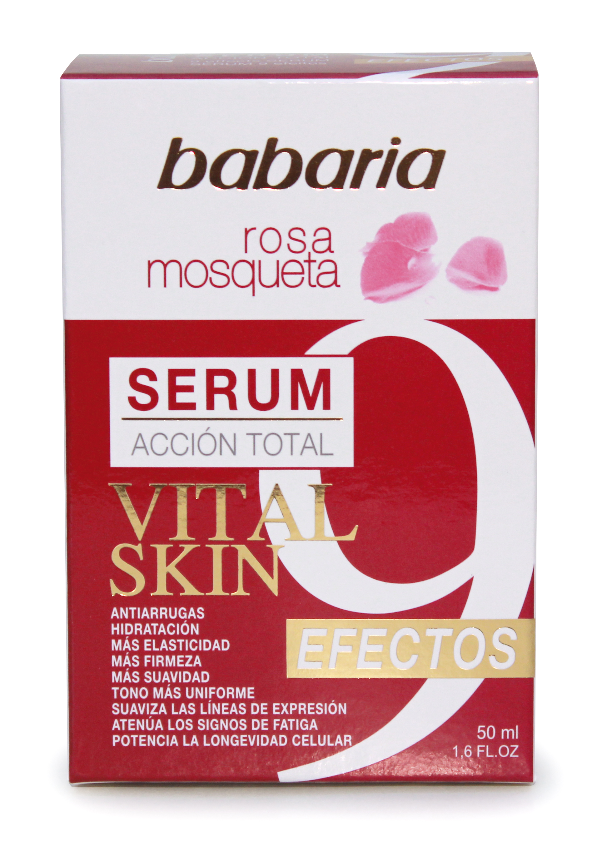 Serum Vital Skin 9 efectos Rosa Mosqueta 50 ml Babaria 31652 | Bodega ...