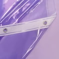 Barossa Design Lightweight PEVA Shower Curtain, Clear Lavender, 72" x ...