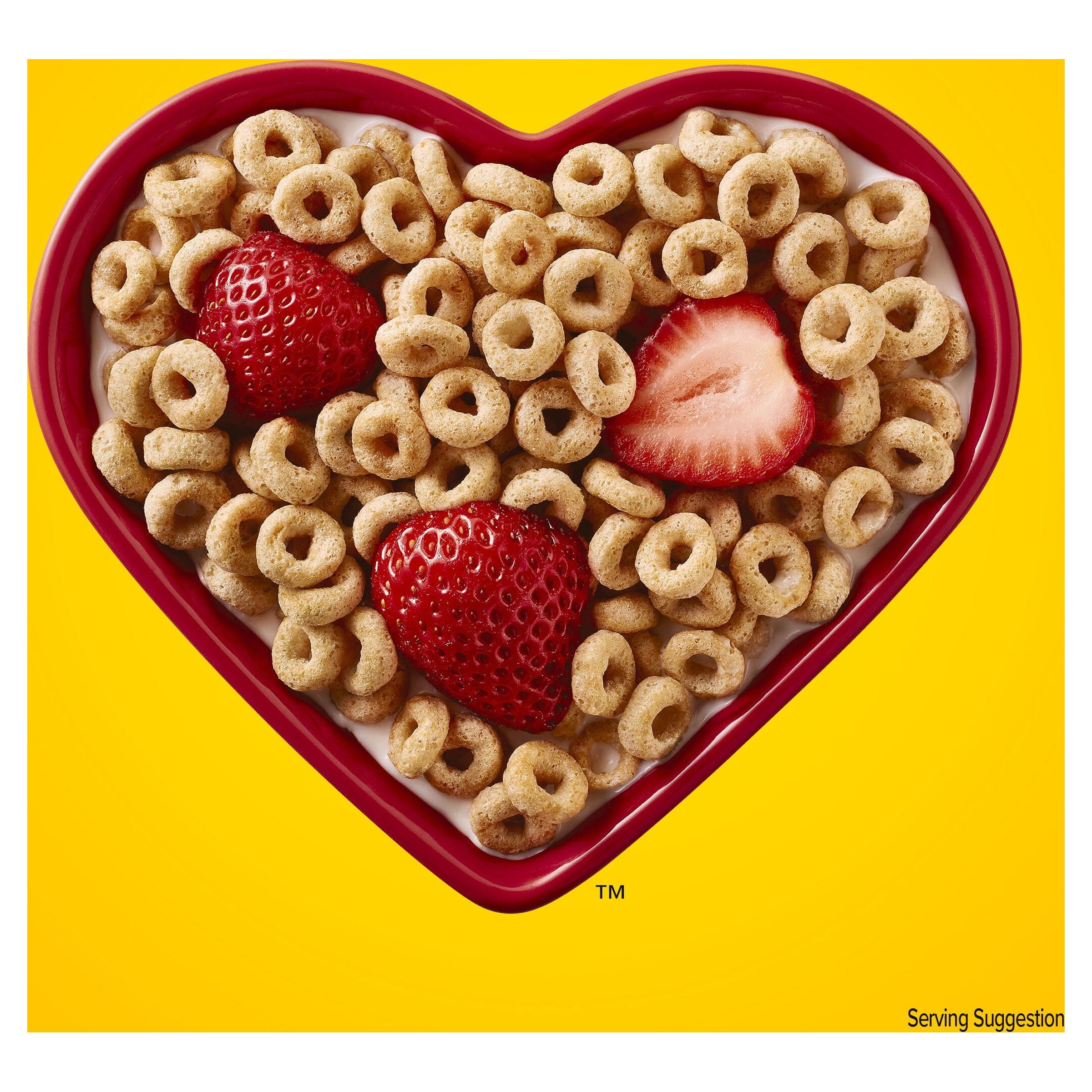 Original Cheerios Heart Healthy Cereal, 21.7 OZ Mega Size Cereal Box ...
