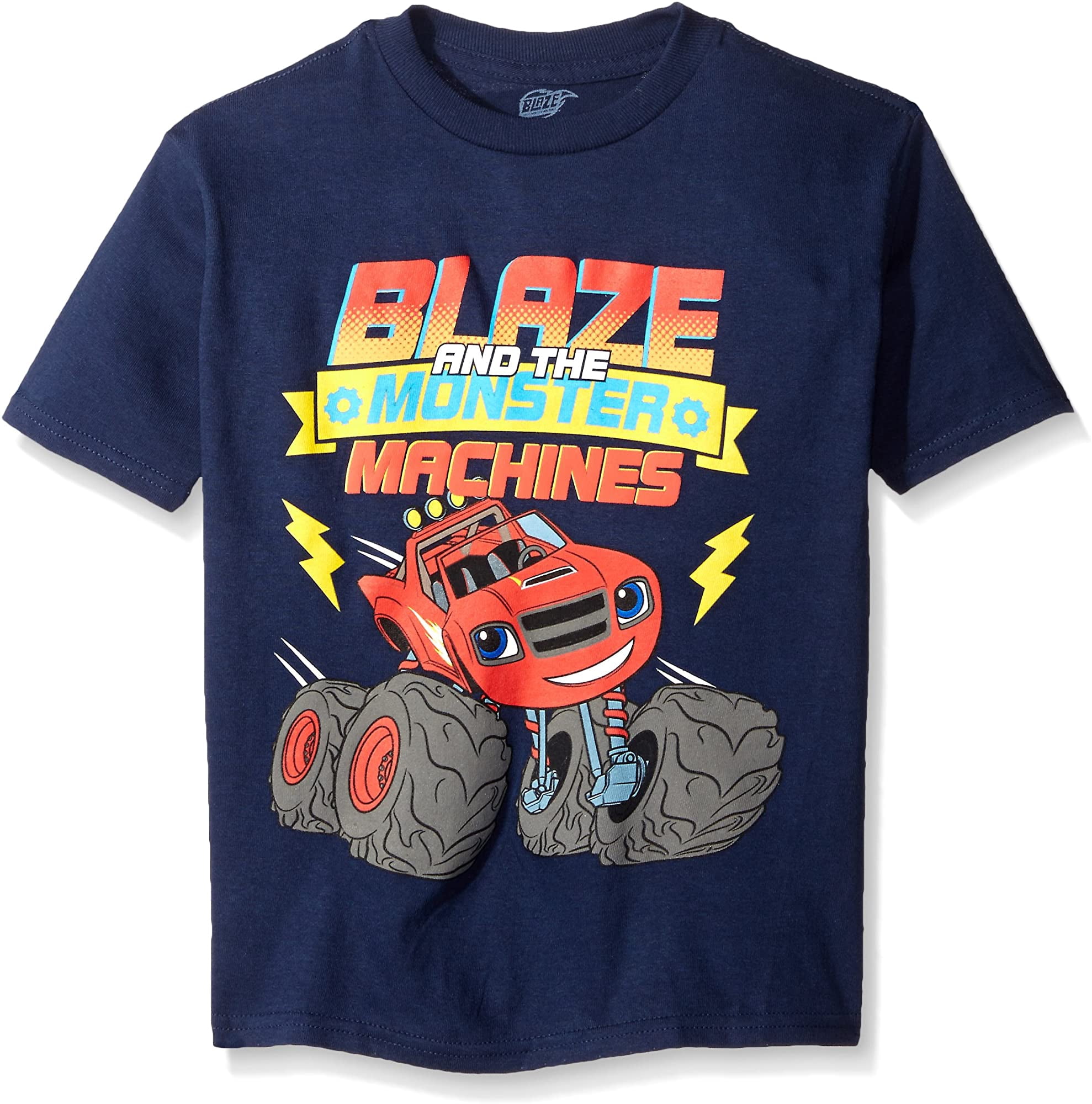 Nickelodeon Blaze and the Monster Machines Boys Short Sleeve T-Shirt ...