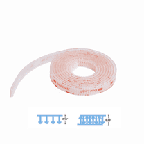 3M Dual Lock Reclosable Fastener SJ3560 250 Clear, 1/2 in x 6 Ft ...
