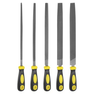 Uxcell 5pcs Wooden File Handle 3.54 Inch Round Hole Ergonomic Handles ...