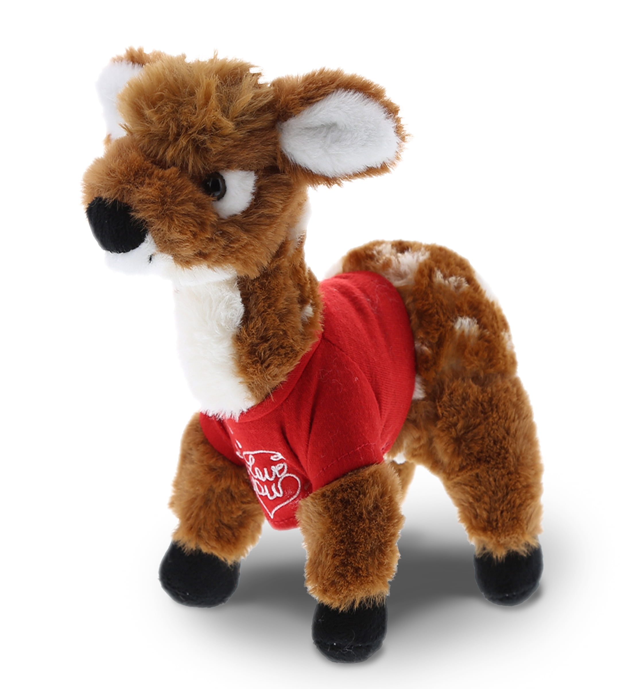 Toys & Games Toys 12.5 In Soft Fur Huggable Large Standing Deer DolliBu ...