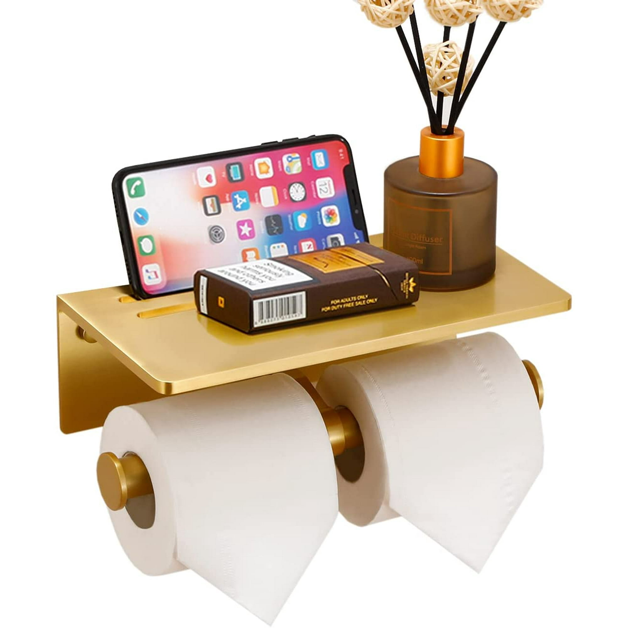 Click here for Jinsinto Double Toilet Paper Holder  With Shelf  C... prices