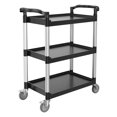 Heavy Duty Utility Cart 300 lbs Capacity 3-tier Service Cart with ...