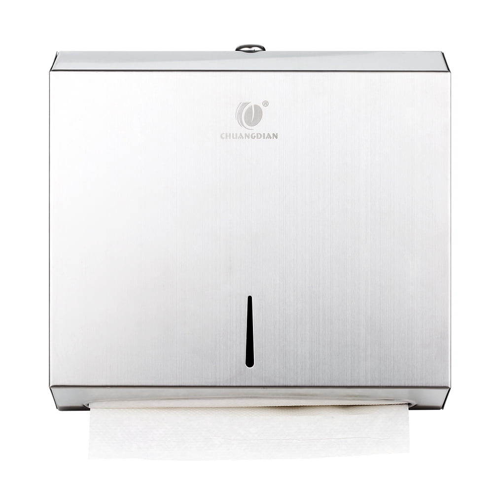 Chuangdian Wall Mounted Tissue Dispenser C Fold Paper Hand Towel Case Bathroom Stainless Steel chuangdian-wall-mounted-tissue-dispenser-c-fold-paper-hand-towel-case-bathroom-stainless-steel