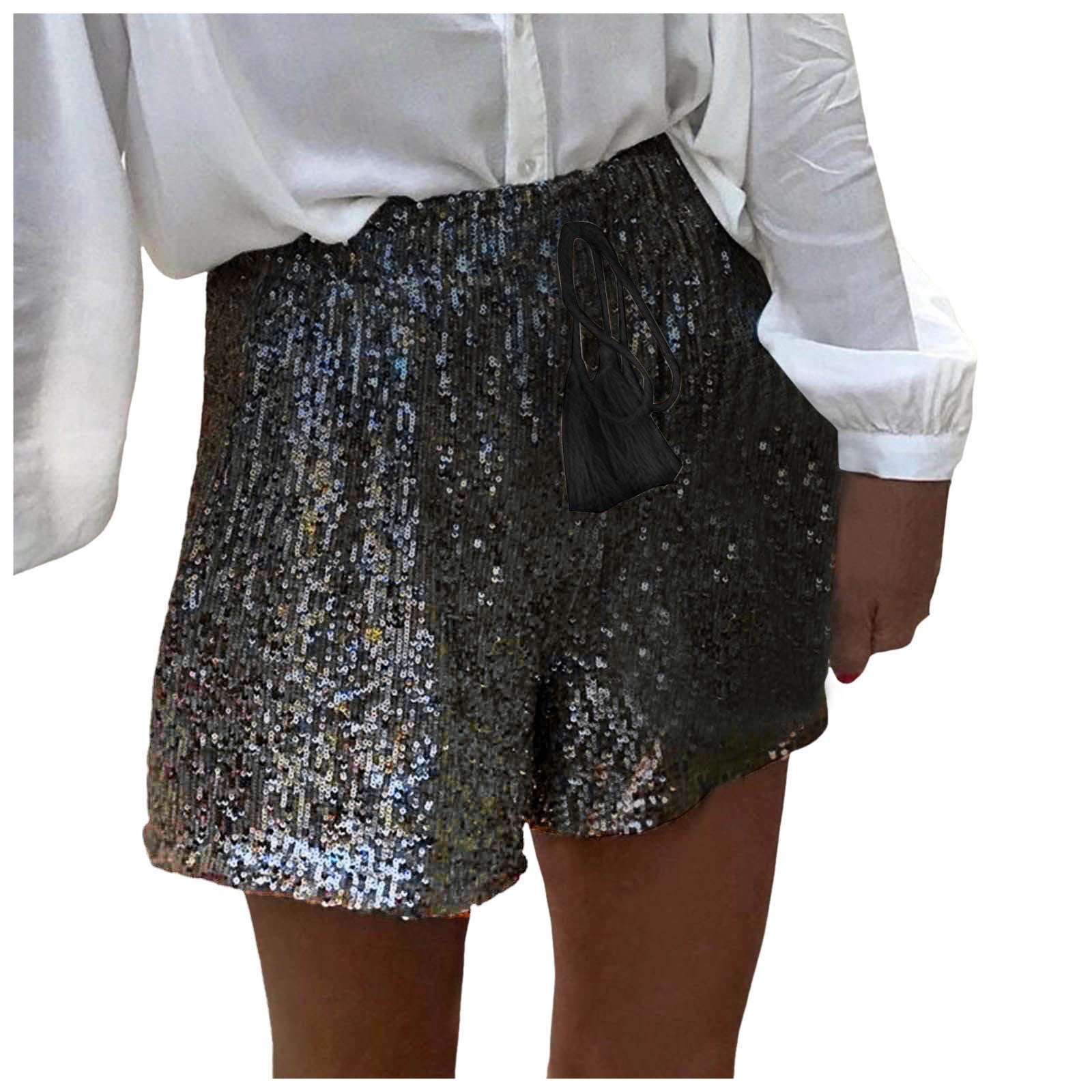 Click here for Lojoutye 2025 Women Summer Sequin Shorts Womens Sh... prices