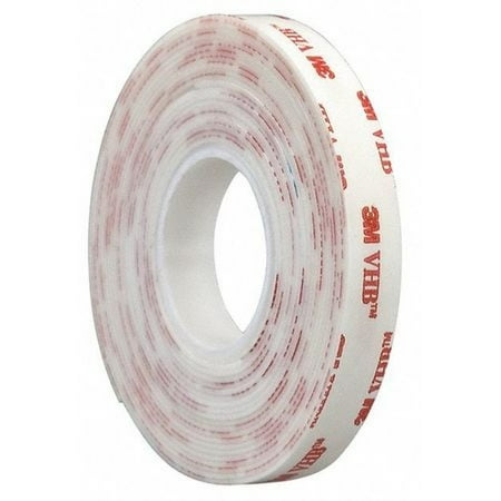 3M VHB 4950 Heavy Duty Mounting Tape [Pack of 60 Pcs.] - 1 in. (W) x 3 ...