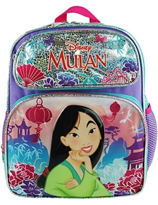 Disney Mulan Small Backpack 12 inch Allover Print Small Backpack ...