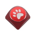 1PC Keyboards Aluminum Alloy Keycaps XDA Profile CatPaws Metal Key Caps ...