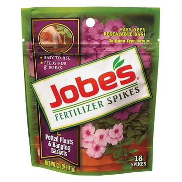 Jobe's Tomato Fertilizer Spikes, 18 Spikes - Walmart.com