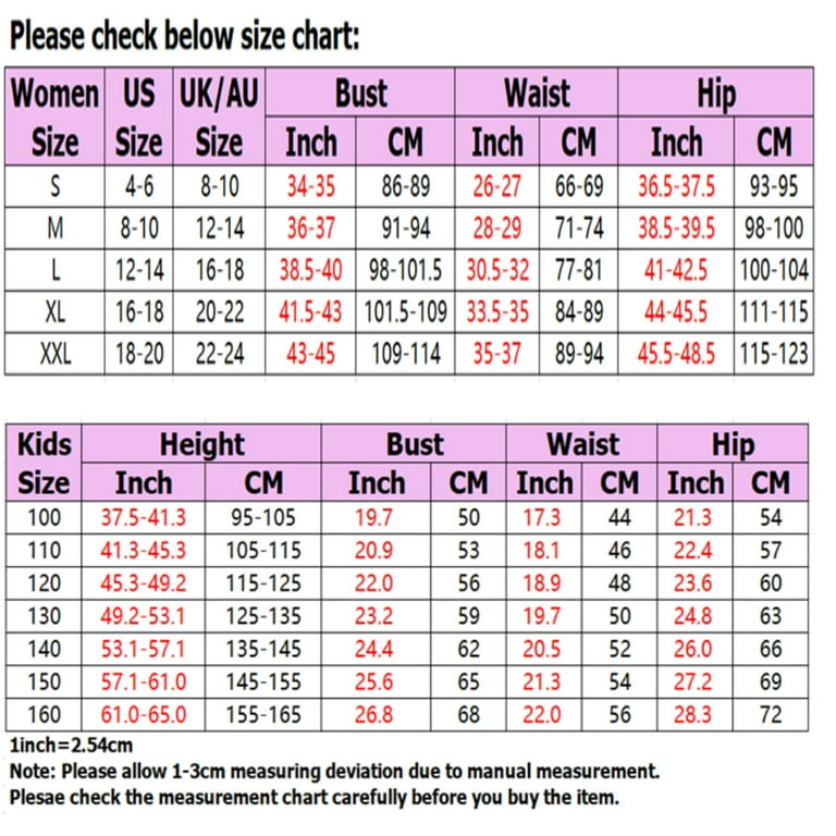 Children Bra Size Chart