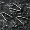 70 Pcs Heavy Duty U Nails Net Staples for Fencing, Garden Masonry, Turf ...