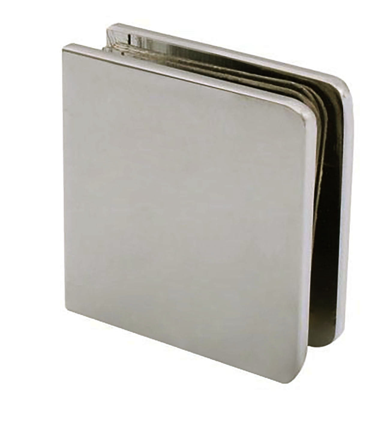 Shower Glass Clamp CRL Brushed Nickel Roman Series Fixed Panel U-Clamp ...