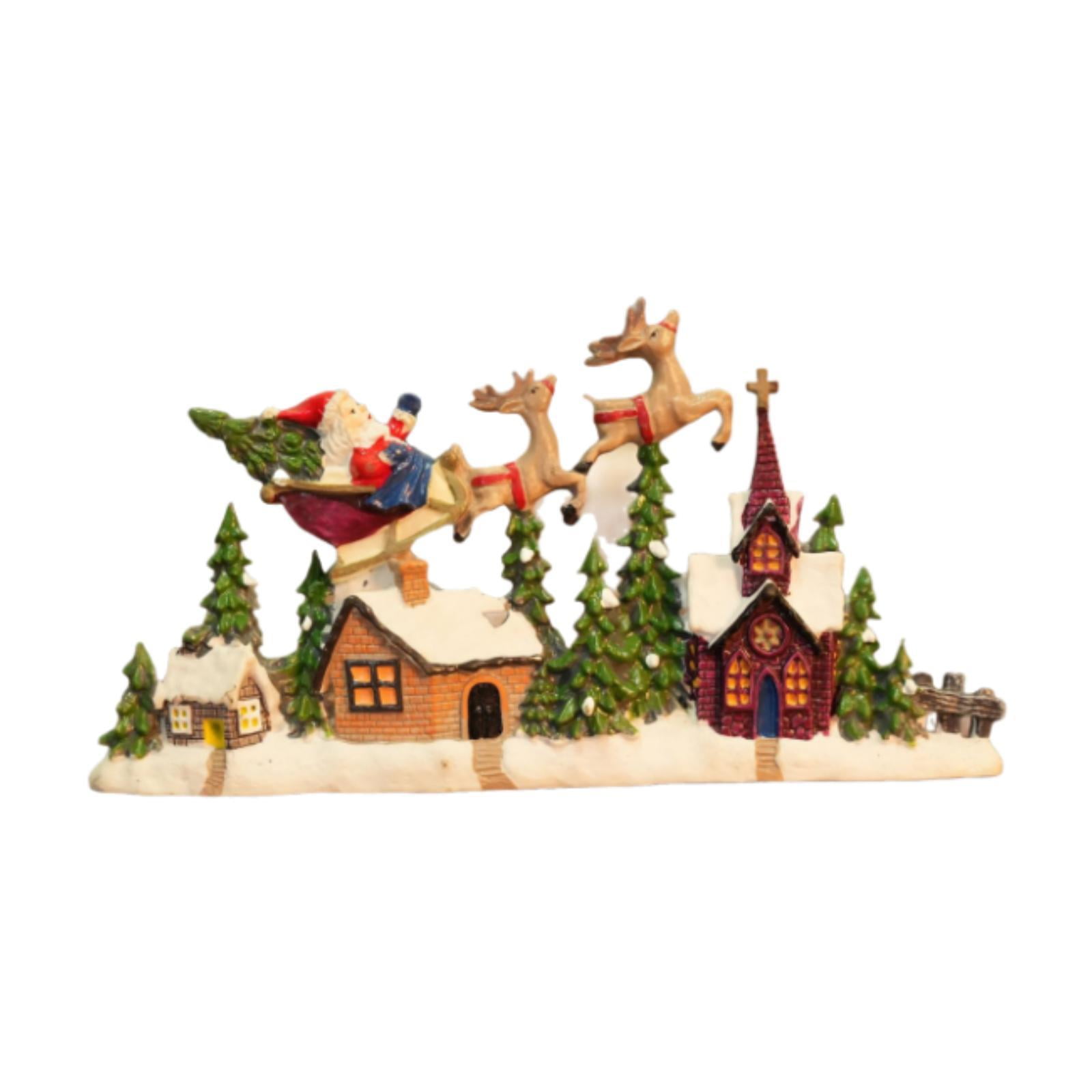 Click here for Tnarru Christmas Village House Figurine Christmas... prices