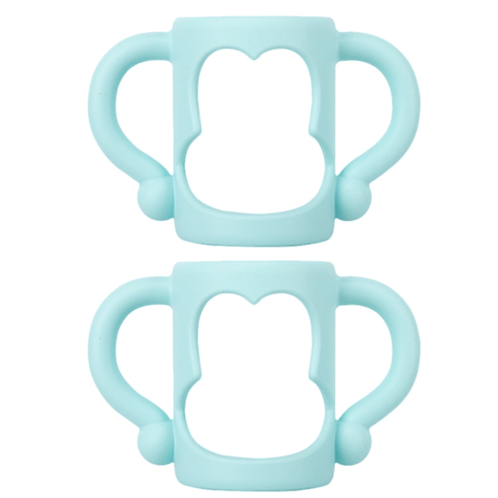 2pcs Baby Milking Feeding Bottle Handle Silicone Handle for Feeding ...