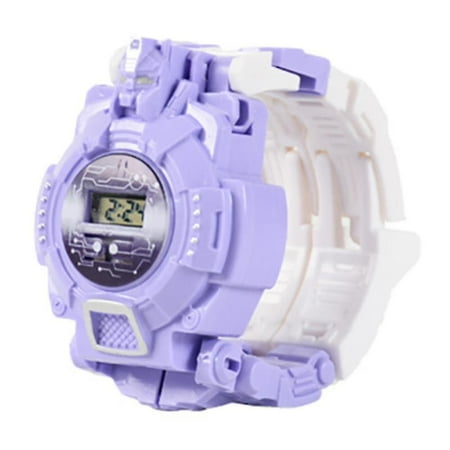 Transformation Robot Toy Watch Digital Kid Children Girl Boy | Walmart ...