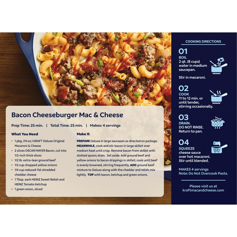 Kraft Cheeseburger Macaroni Casserole
