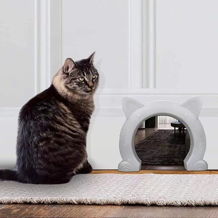 Click here for Deandawn Cat Door Kitty Shaped Hole，interior Pet D... prices
