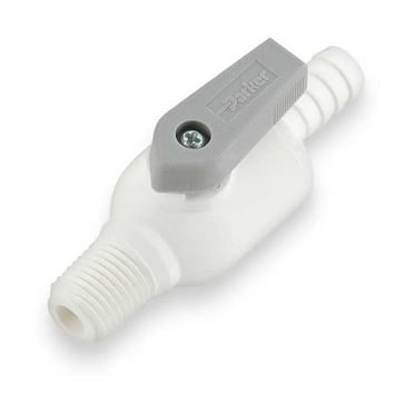 Parker Manual 2-Way Ball Valve,Barb,Polypro PBPP8VUC8 - Walmart.com