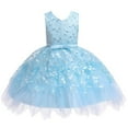 HYwys Girls Maxi Dress Performance Costume Little Girl Princess Dresses ...